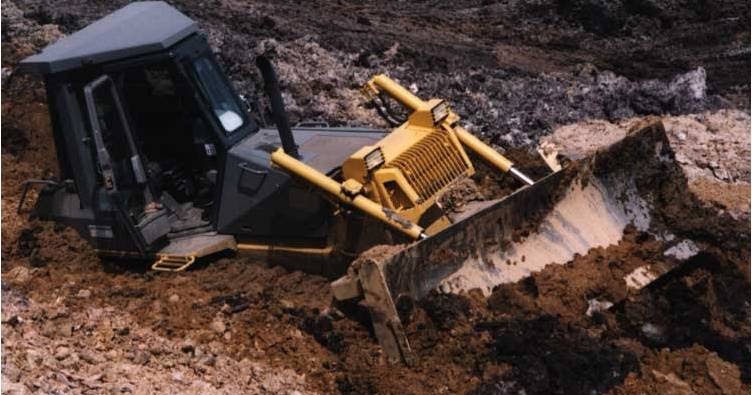 Mining Mayhem: Bogged Dozer