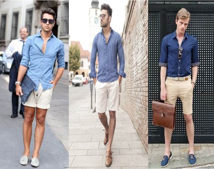 ¿Cómo Combinar bermuda color beige? hombres aquí te lo decimos ...