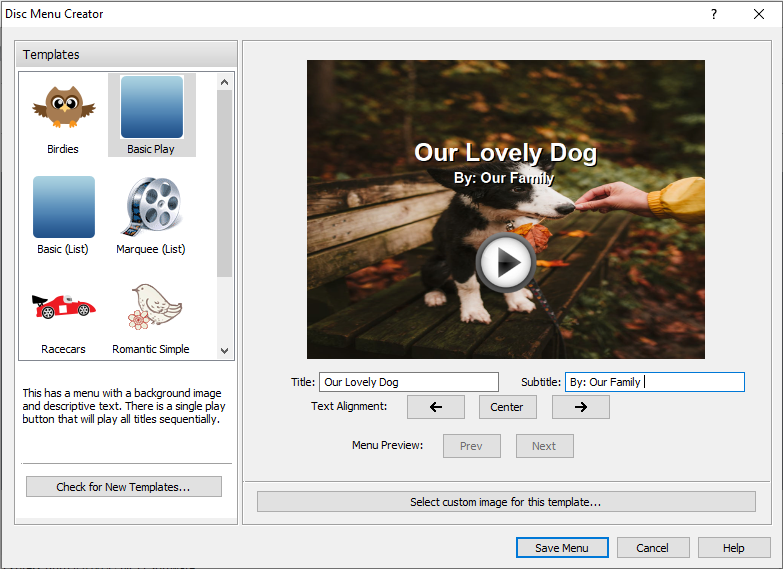 How to Create a Disc Menu Using Express Burn | Do More With Software