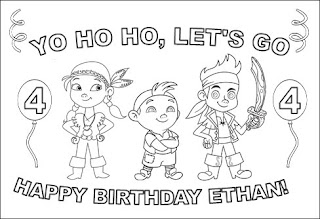 Happy Birth Ethan Coloring