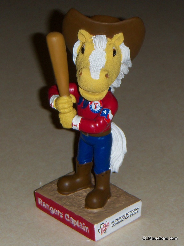 Bobbleheads For Sale: RANGERS CAPTAIN Texas Rangers MASCOT Horse ...