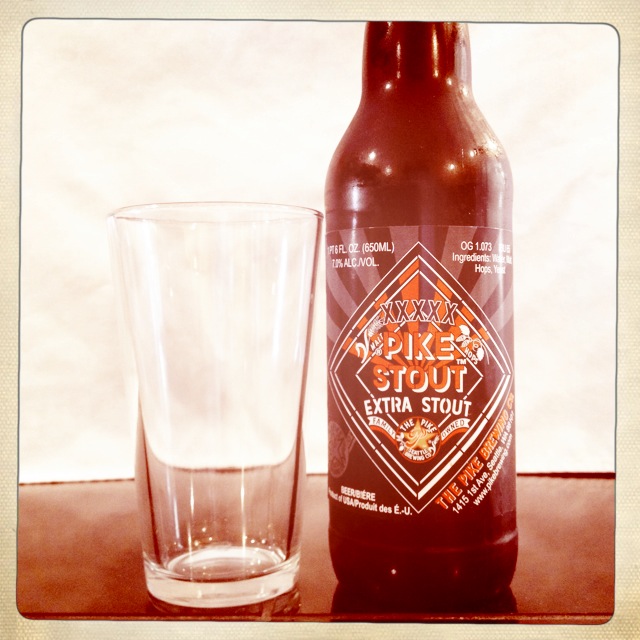 NorCal Beer Blog: The Pike Brewing Company XXXXX The Pike Stout Extra Stout
