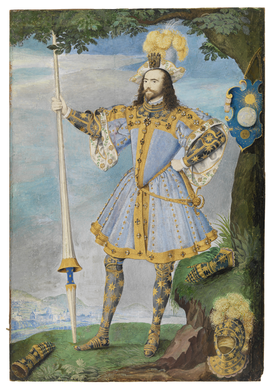 Nicholas Hilliard: Portrait of George Clifford, 3rd Earl of Cumberland ...