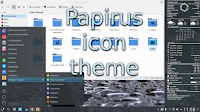 Papirus-icon-theme chega ao Debian