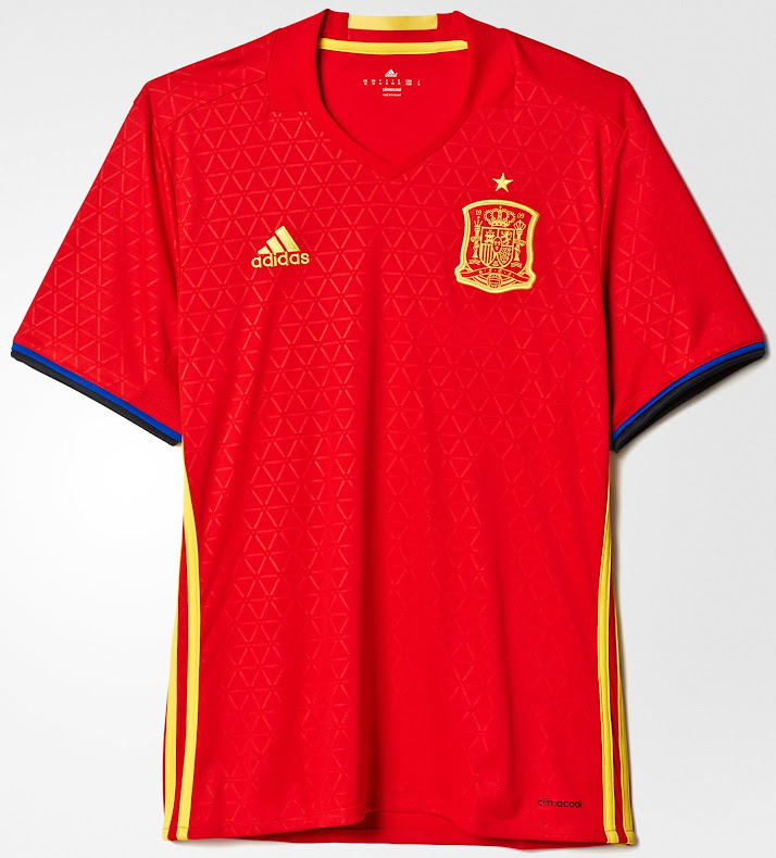 Spain Euro 2016 Home Kit Released - Footy Headlines
