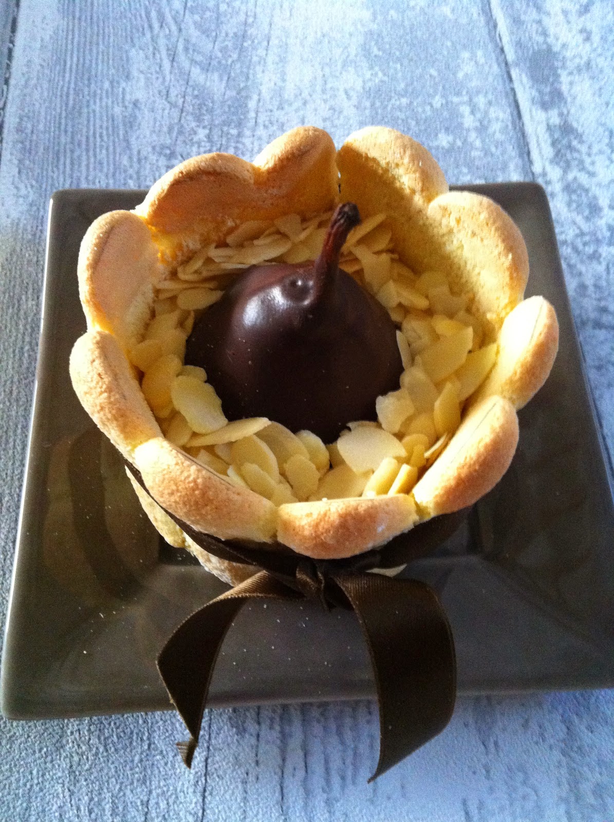 CHARLOTTE POIRE CHOCOLAT