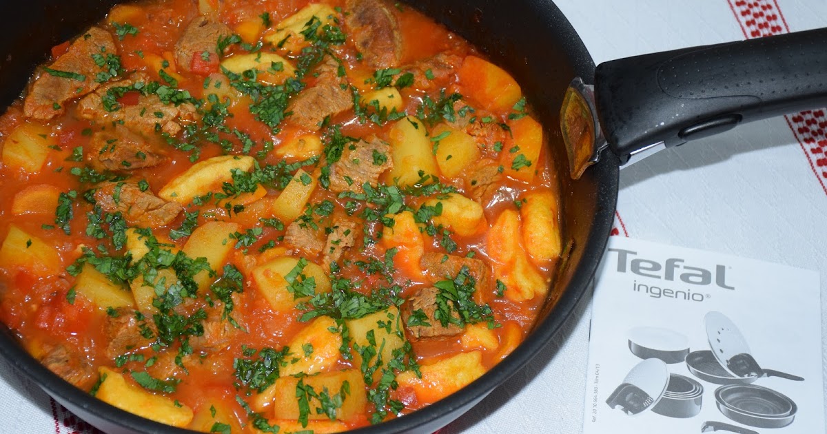 Savoare in bucate: Gulas unguresc cu galuste si cartofi