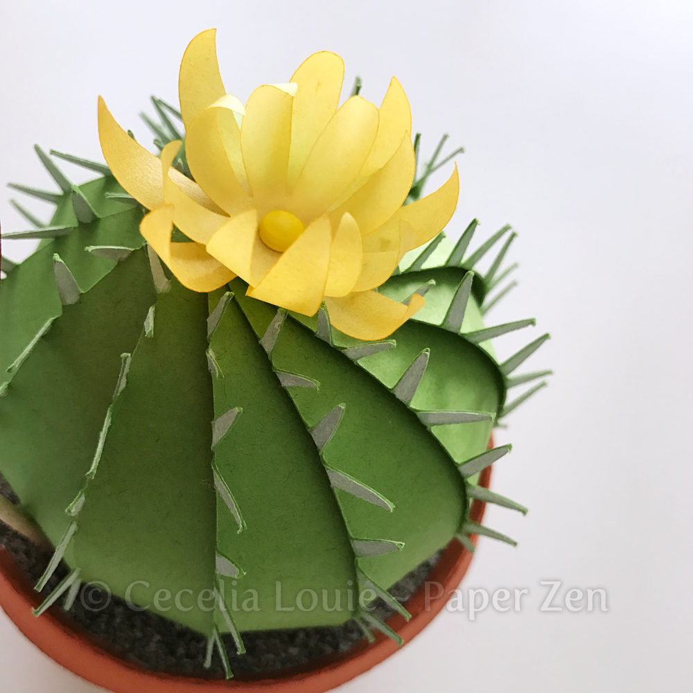 Welcome to Paper Zen ~ Cecelia Louie: Paper Cactus and Pot - Party ...