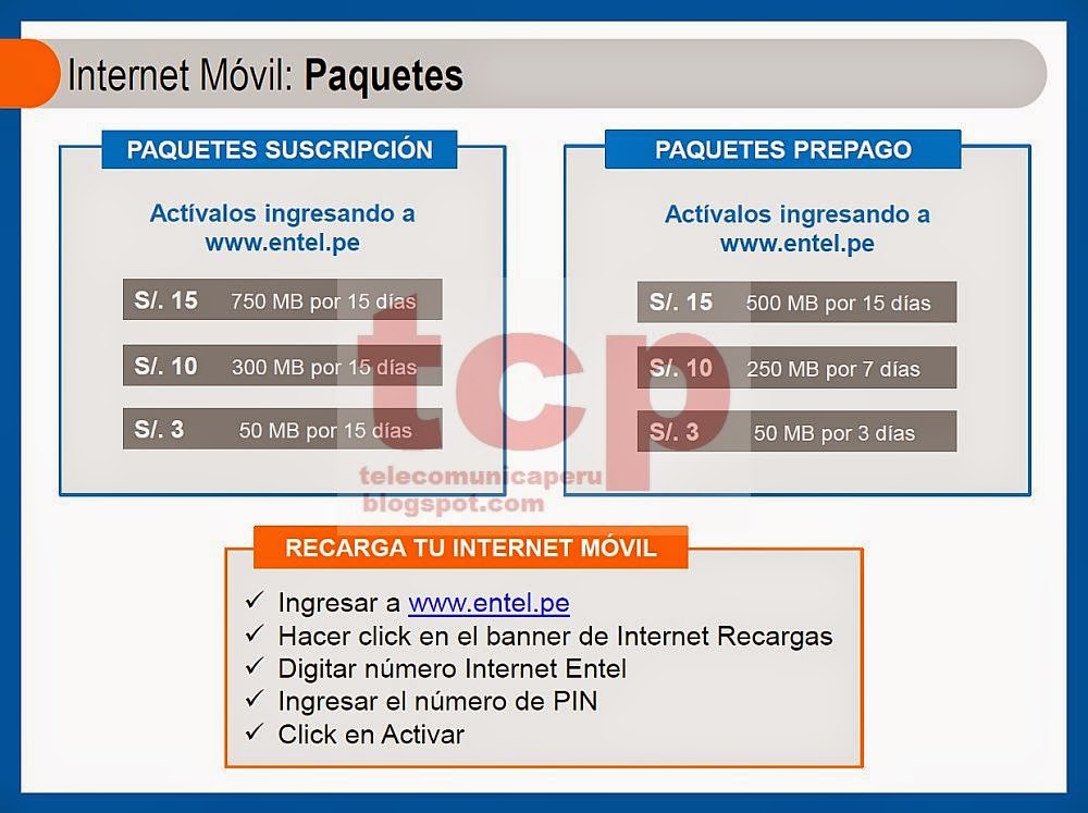 Telecomunicaciones Perú: Planes y promociones de Entel Perú Octubre 2014