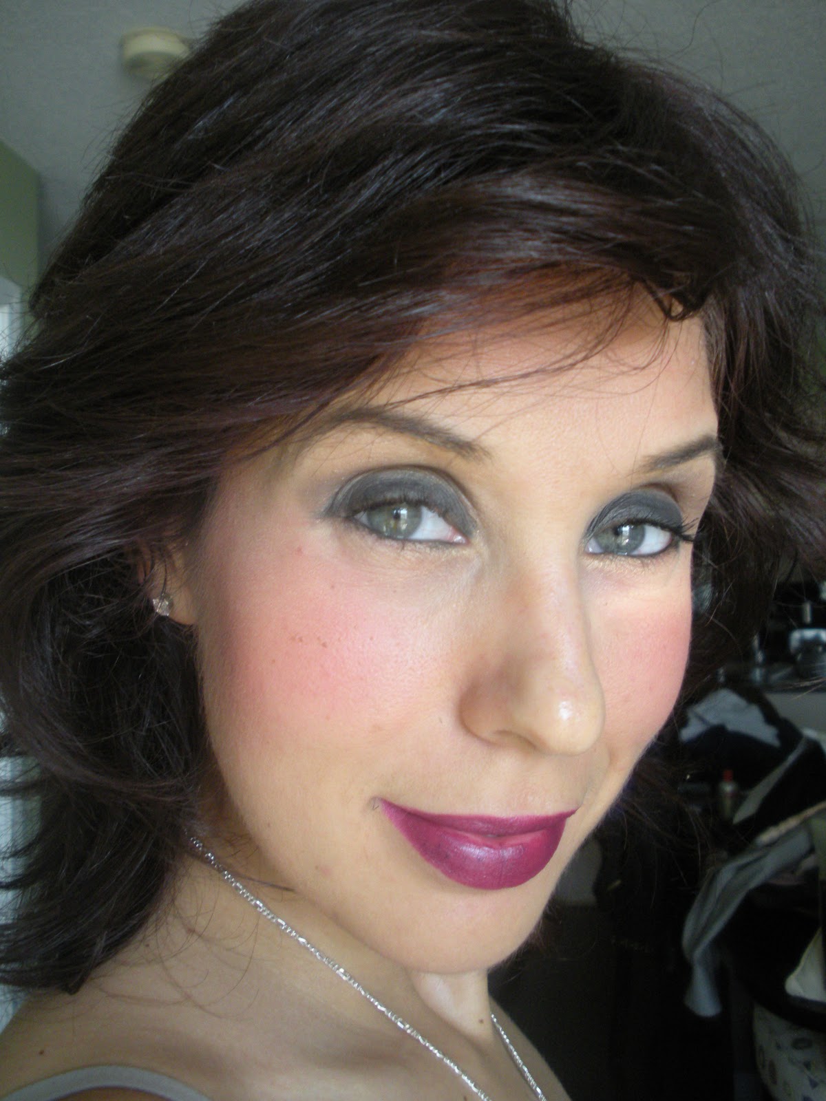 Beauty and Elegance: Toned Winter Makeup Look - Deep Muted Magenta Lip