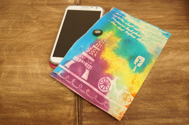 STUDIO H ART: Canvas Mobile Pouch