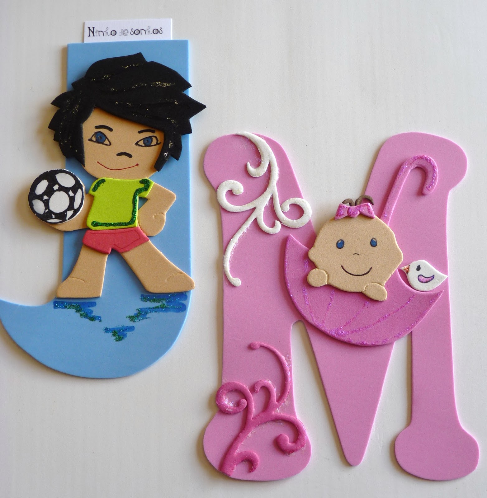 Ninho de Sonhos: Nomes em EVA