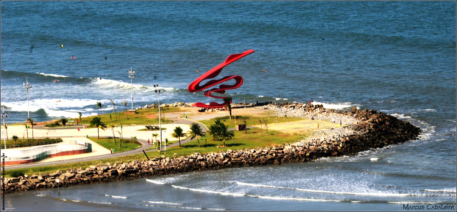 Marcus Cabaleiro: Quebra Mar Emissário Submarino - Santos - SP - Brasil