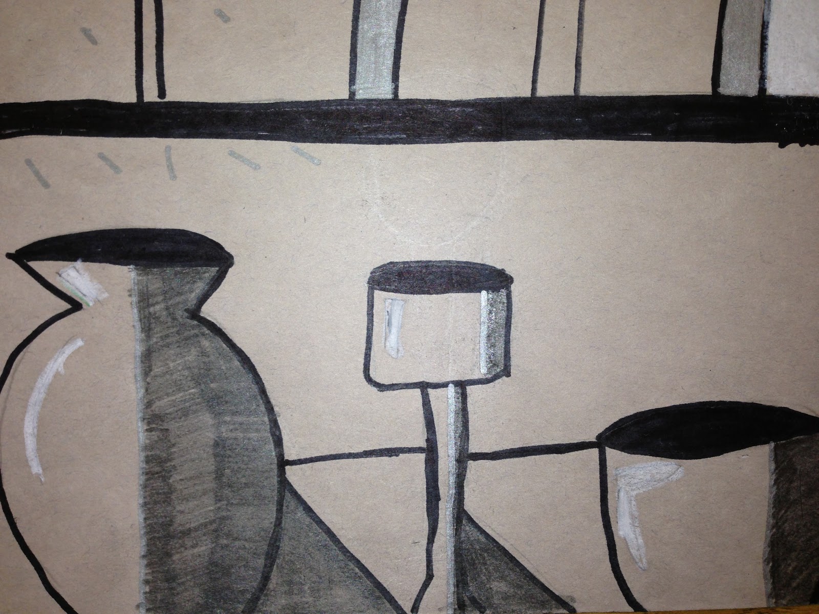 K-12 The Art Gallery: Still life-Value Study-7th Grade