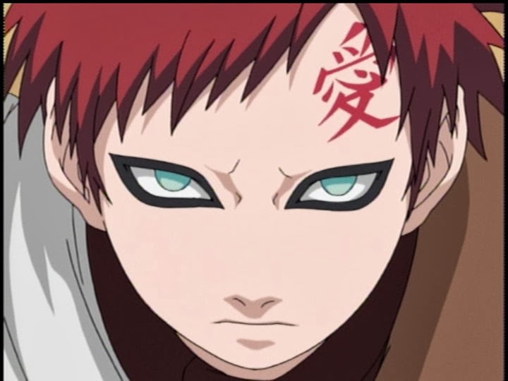 cool anime character: Sabaku no Gaara