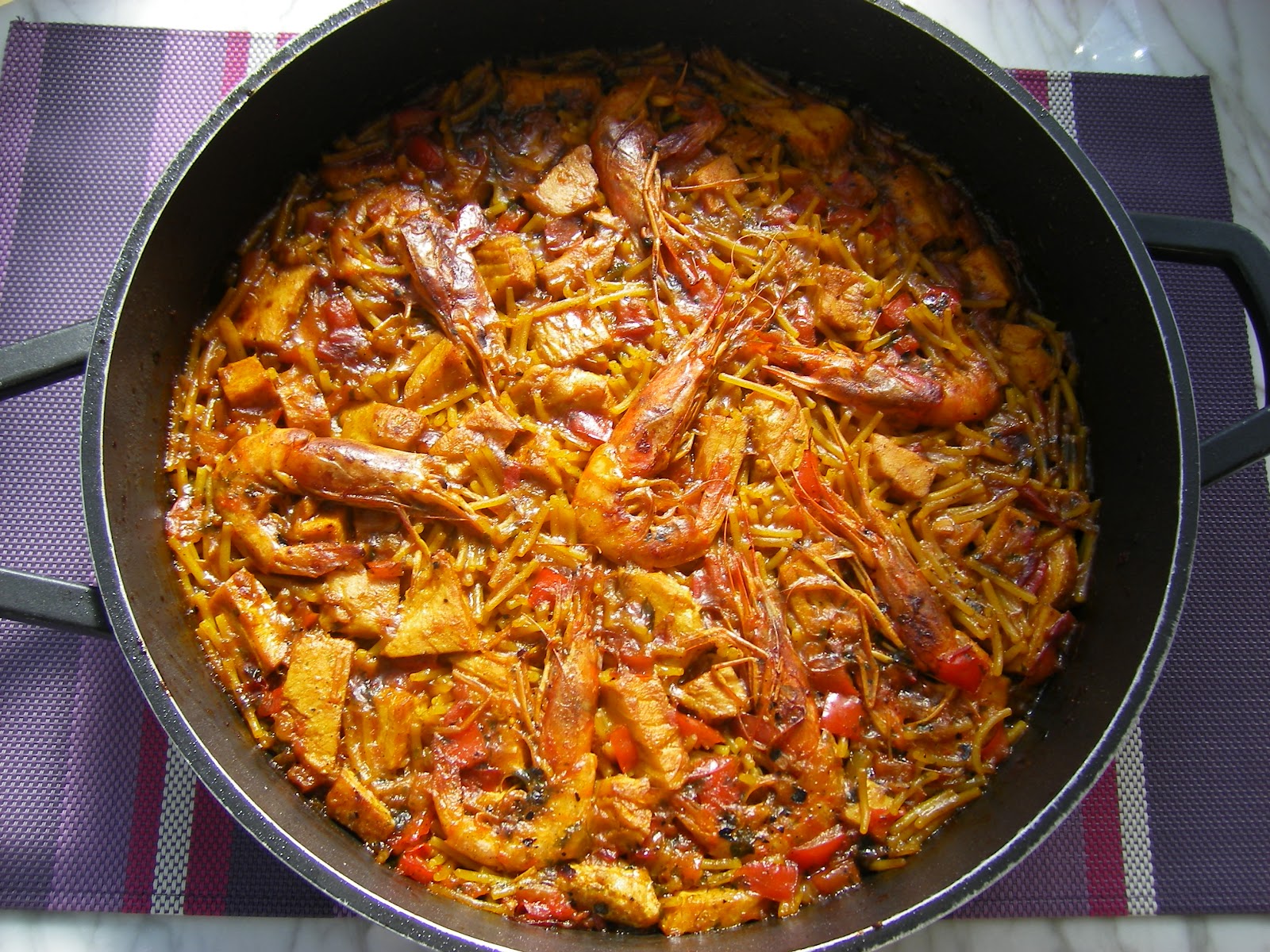 el placer del paladar: Fideos del N 4º con Lomos de Bonito