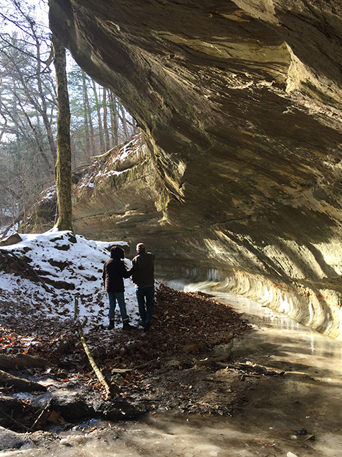 Exploring the Kickapoo Ice Caves