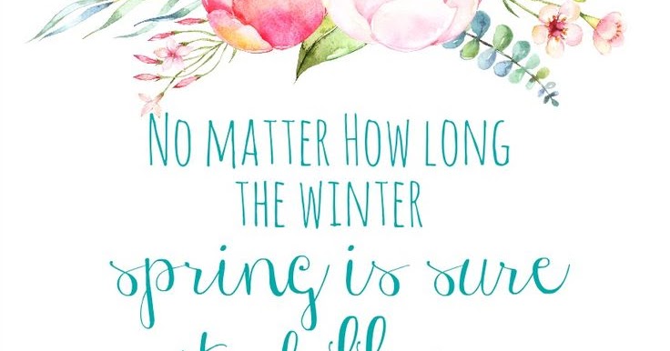 My Really, Real Reality: Sunday Inspiration: Spring is Coming