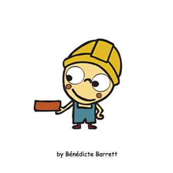 "petits pas" Illustration blog: My little animated builder