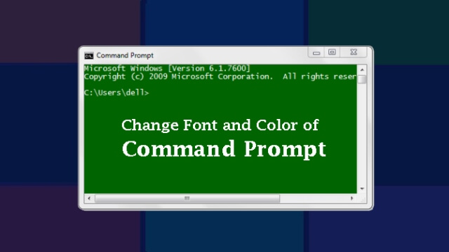 Changing Command Prompt Colors - Tech-Slash