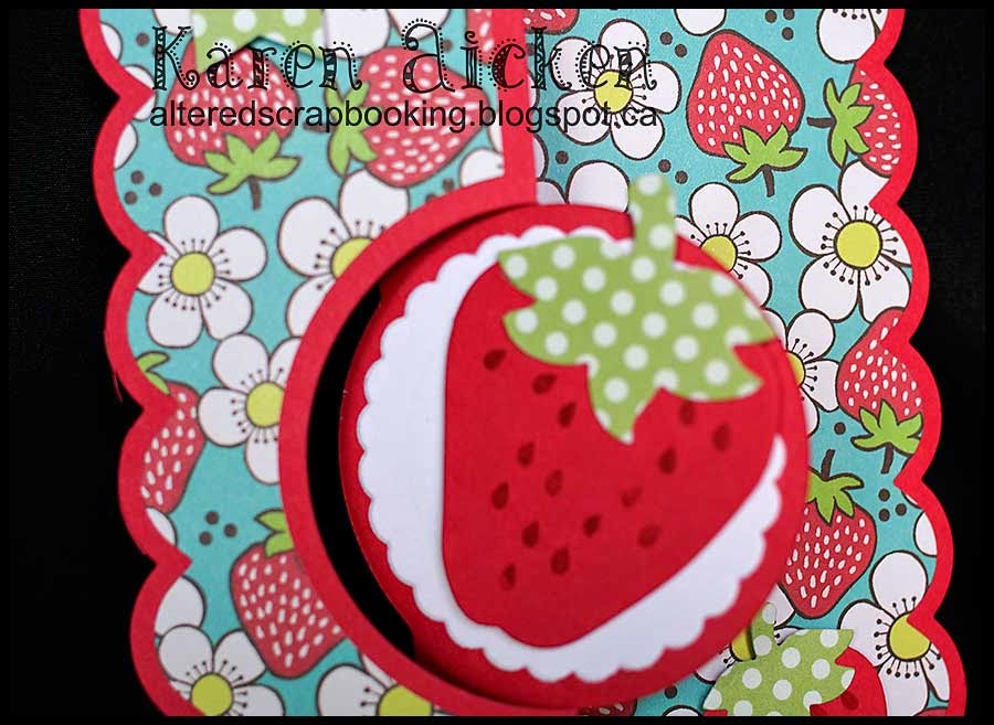 Altered Scrapbooking: Strawberry Flip-It Cards