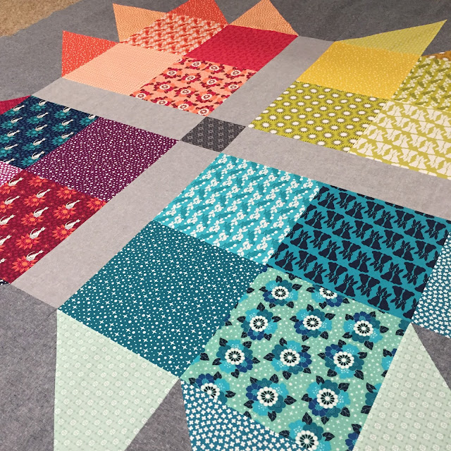 A Blue Sky Kind of Life: A quicky quilt
