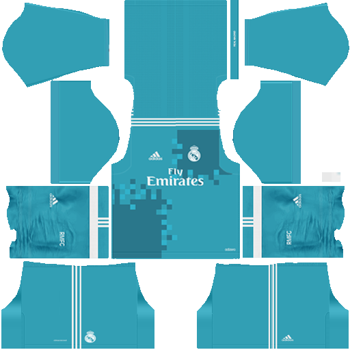 Fts15Kits: Real Madrid kits 2018 v1 Pes Converted