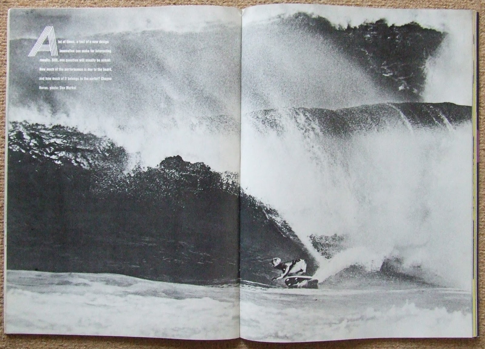 vintage surfboard collector UK: Cheyne Horan by CJ