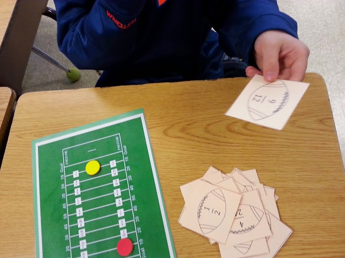 Class Organize: Super Bowl Fraction Football