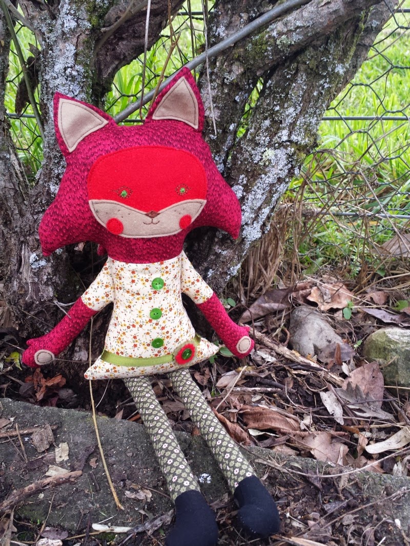 Foxy Softie and Her Foxy Companion - Seven-Stitches