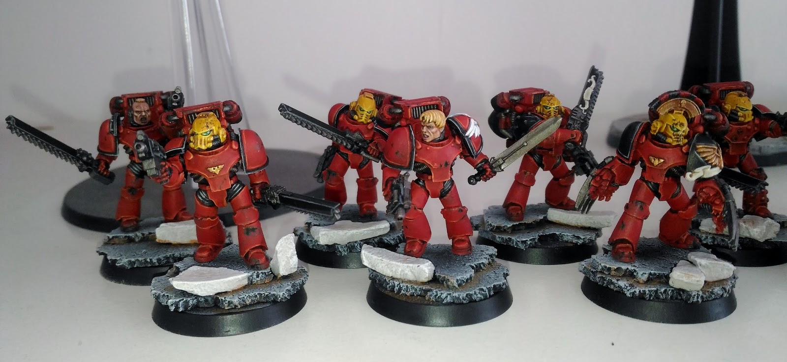 Segmentum Solar: Escouade d'assaut Blood Angels MKIV.