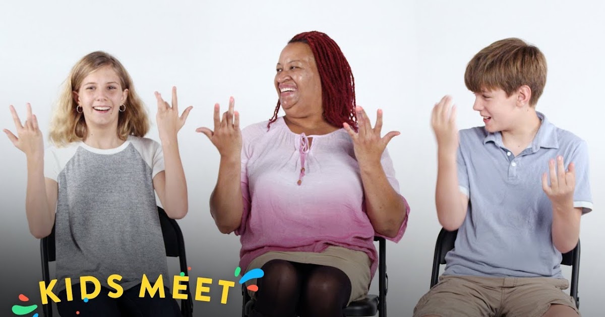 Deaf YouVideo: Hearing Teen Kids Meet A Deaf Person