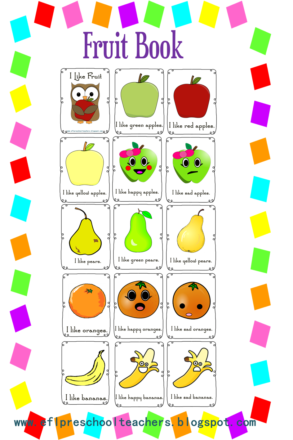ESL EFL Preschool Teachers Fruit Theme For The Preschool ELL esl-efl-preschool-teachers-fruit-theme-for-the-preschool-ell