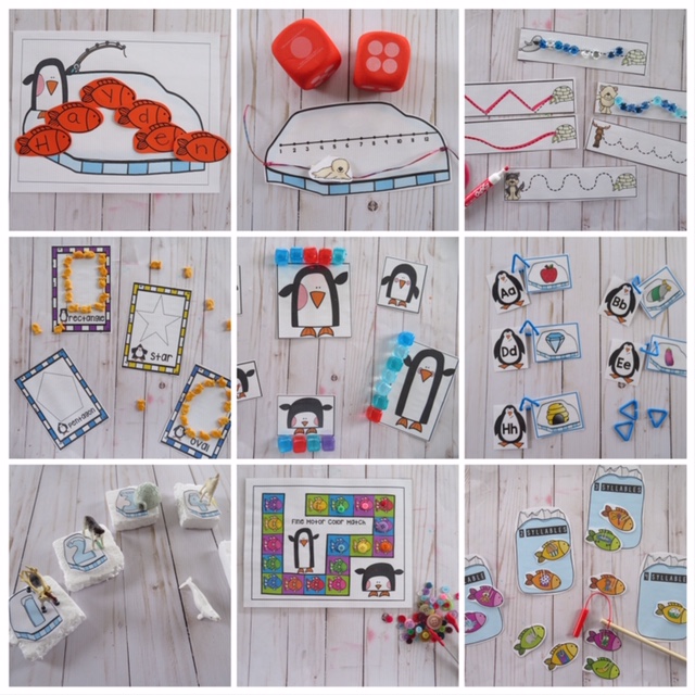 Polar Animals Preschool Pack