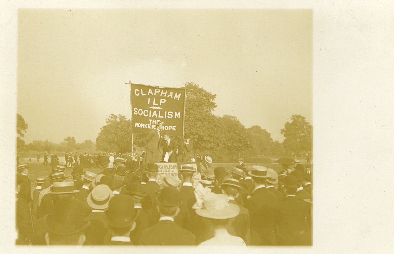 Hayes Peoples History: Clapham Independent Labour Party ILP Banner