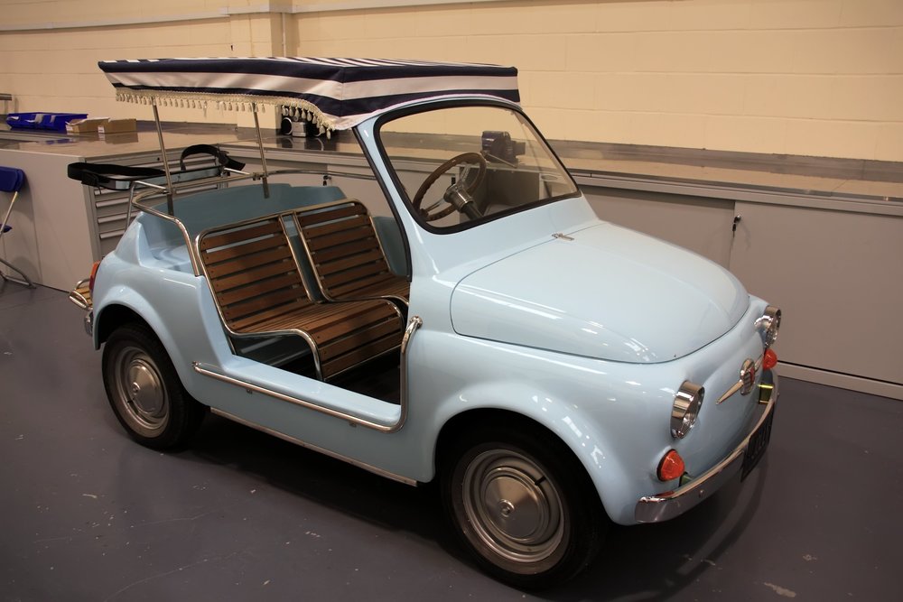 Just A Car Guy: a Fiat Jolly appearance, and a golf cart ability