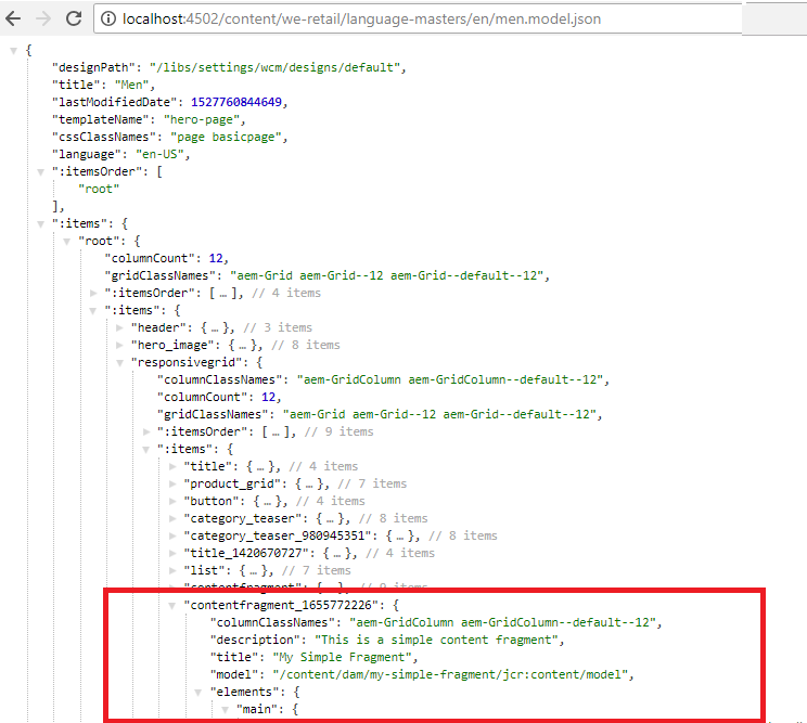 Adobe Experience Manager Tutorials: AEM 6.4 Content Fragment output as JSON