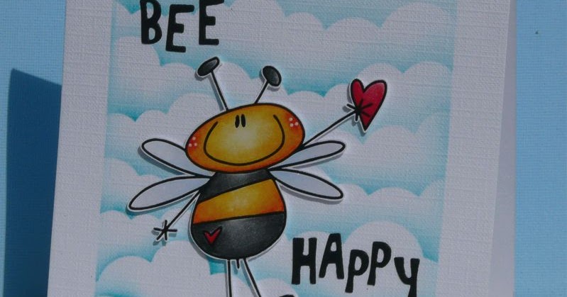 Car-D-elicious: Bee happy! - Reminder To bee or not to bee bloghop