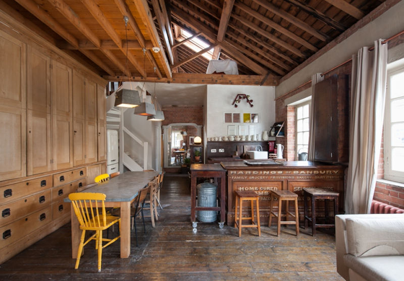 Dormir no Jardim: Mais um loft rústico...