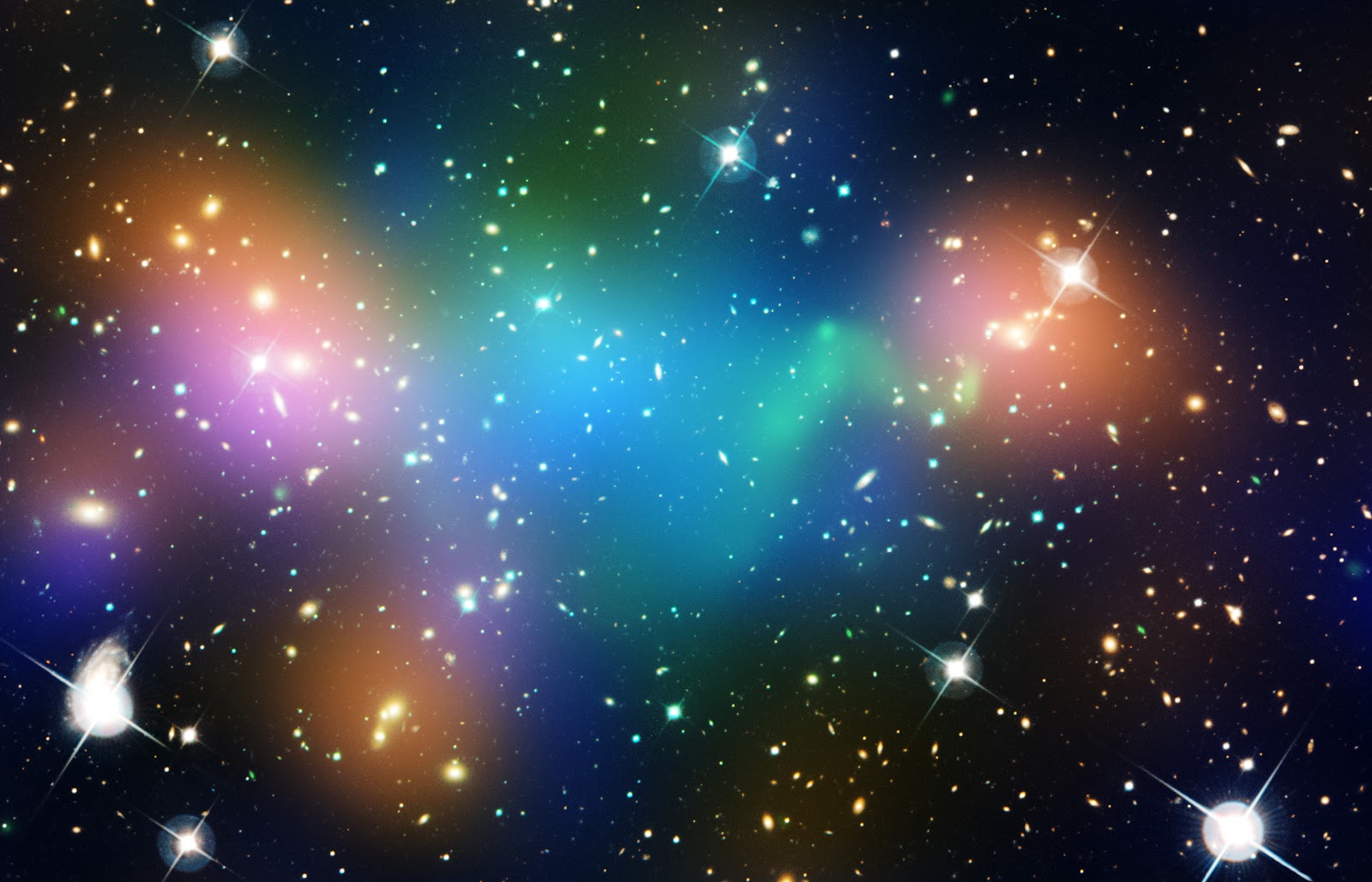 Galaxy Cluster Abell 520 | Earth Blog