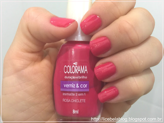 Esmalte da Semana_Rosa Chiclete - Colorama | LiceBelaBlog