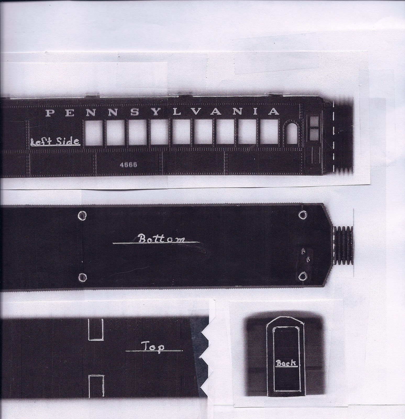 American Flyer Cabinet-top Train Layout