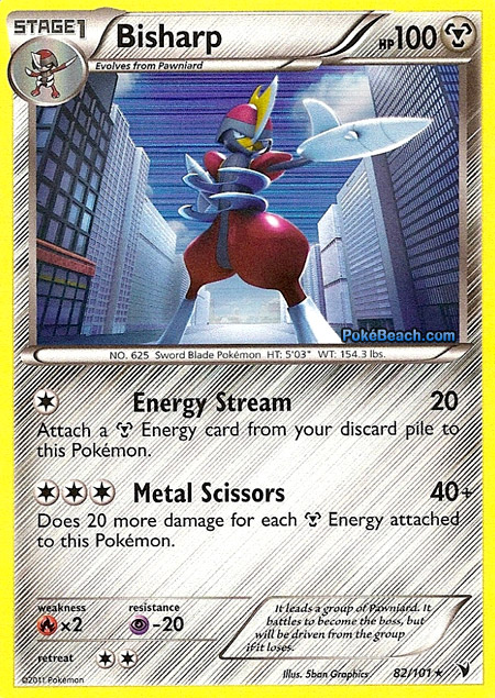 Bisharp -- Noble Victories Pokemon Card Review | PrimetimePokemon's Blog