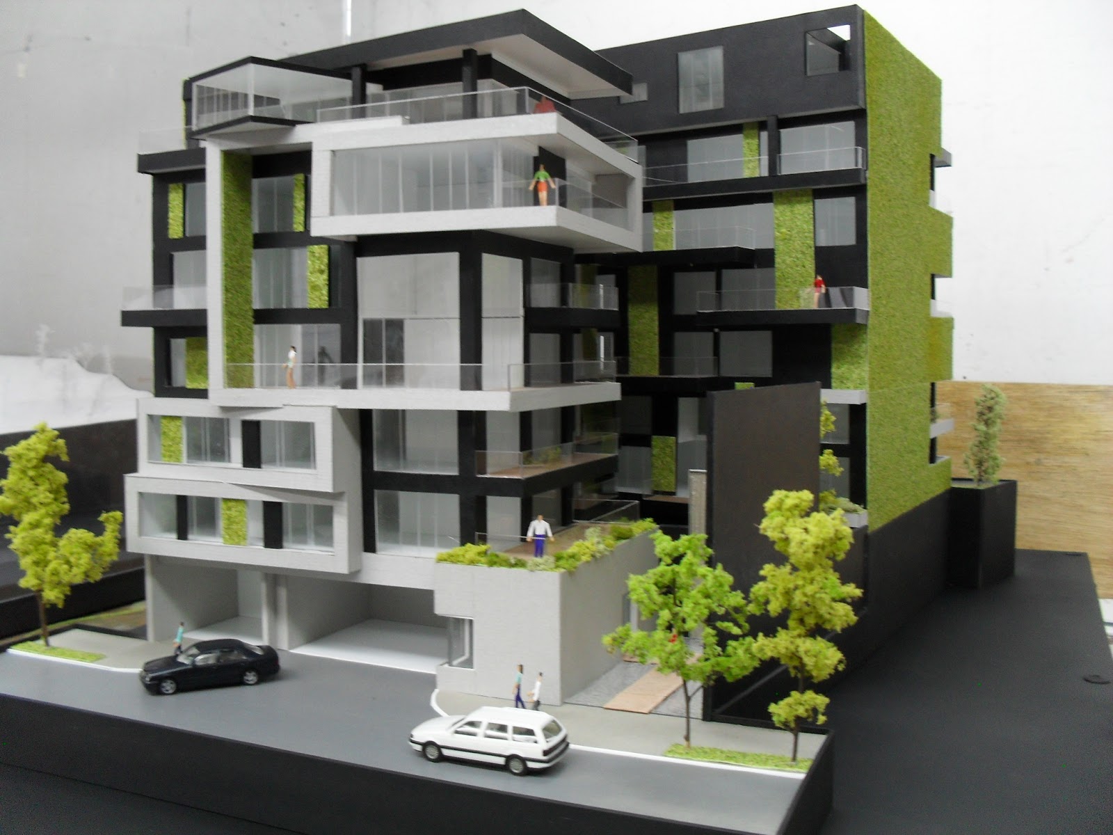 Maqueta de Edificio de Departamentos