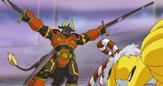 Rika Nonaka: Rika and Renamon vs Vajramon