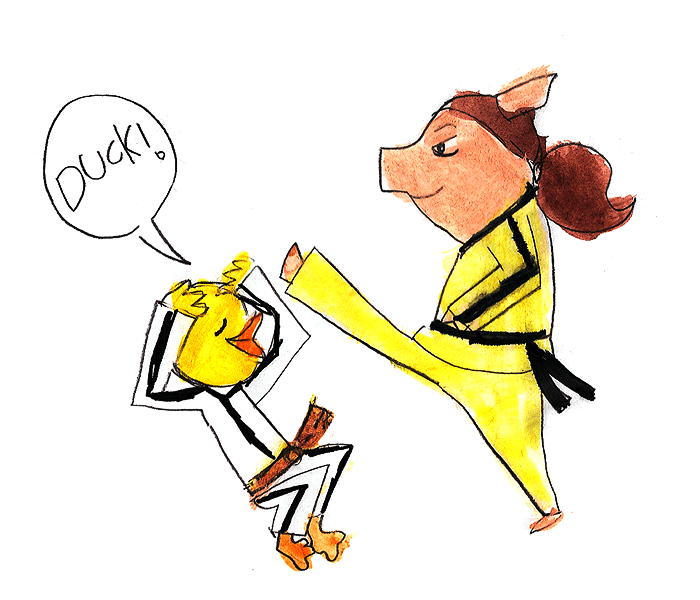 The Three Ninja Pigs