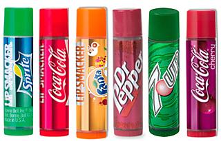 Give it a try, said the heart.: Fizzy Drinks Lip Balms!