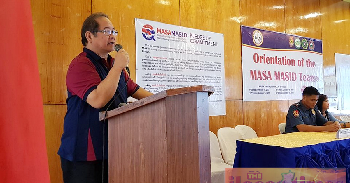 Masa masid orientation in Batac City