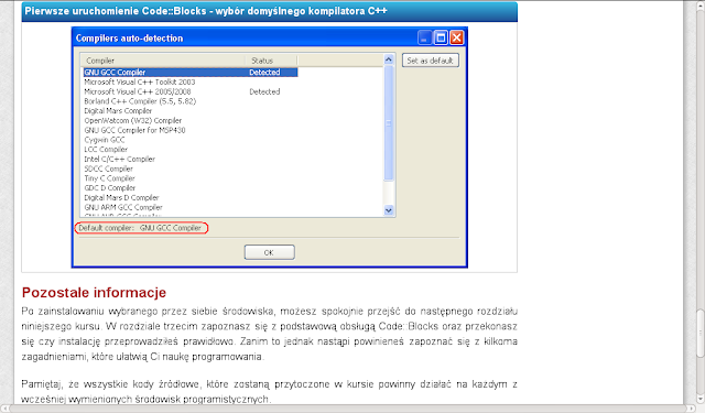Tandem Windows-Ubuntu: Programowanie w Ubuntu: C++ i Code::Blocks