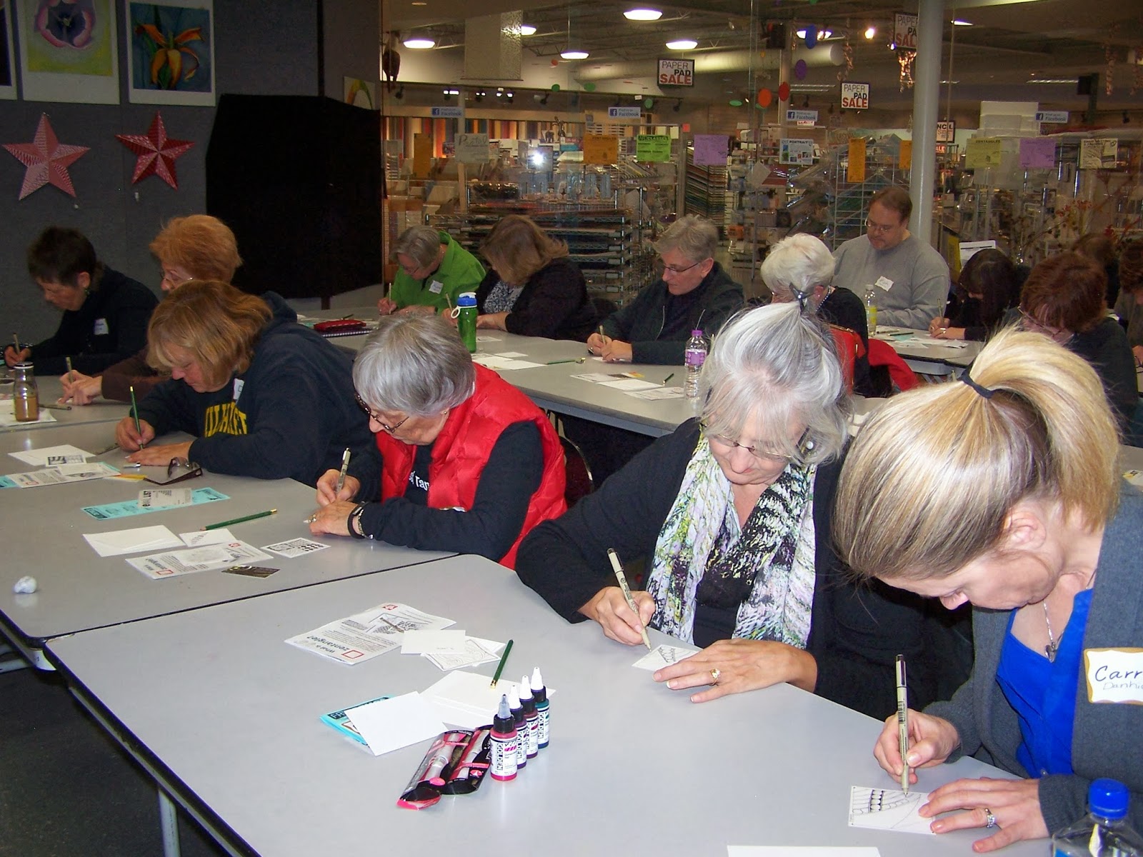 Mindfulness in Pen and Ink : Beginning Zentangle at Artist and Display